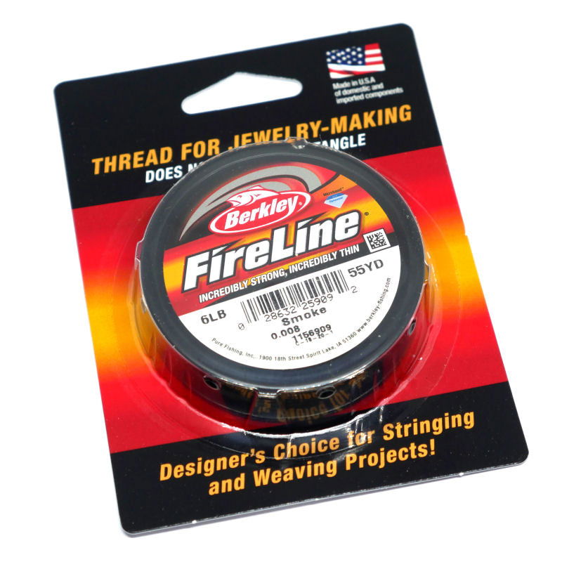 Fireline thread 6lb (0.12mm) Smoke (dark grey) - 50 meters – Miyukilandia