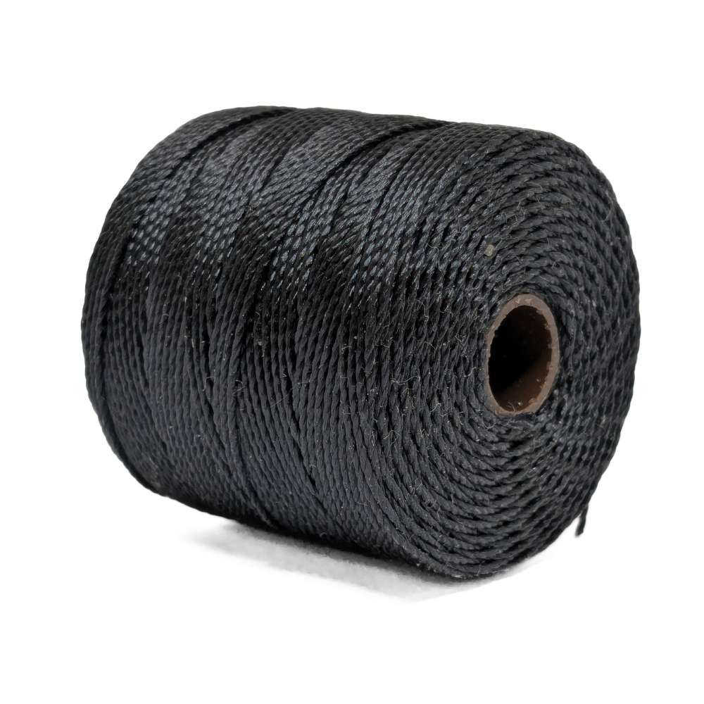 S-Lon Thread (Superlon) Spool 70 meters - Color: Black – Miyukilandia