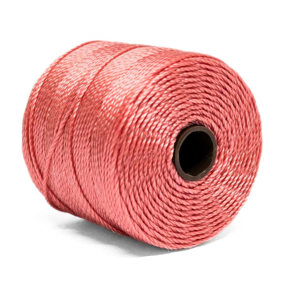 S-Lon (Superlon) thread, 70 meter spool - Color: Chinese Coral ...